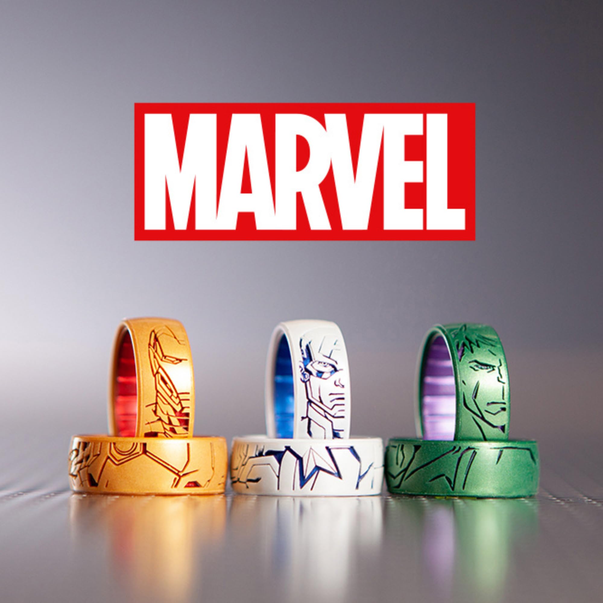 Enso Rings Marvel Dualtone Silicone Ring - Breathable And Safe Design ...