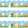 Amazon.com: Easter Egg Bunny Bulletin Board Borders for Spring ...