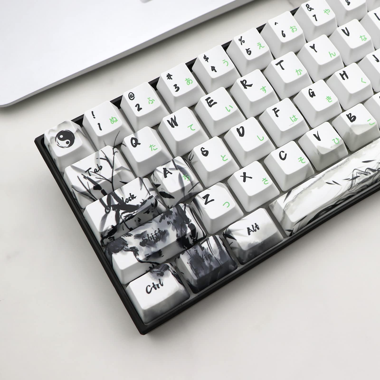 Mua JSJT Custom Keycap-Keycaps 60 Percent Ink Panda Keycap PBT Japanese ...