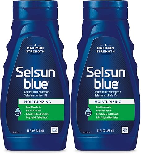 Selsun Blue Moisturizing Anti-dandruff Shampoo with Aloe, 11 fl. oz ...