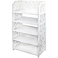 Amazon.com: Jerry & Maggie - 5 tier WPC Shoe Rack / Shoe Storage ...