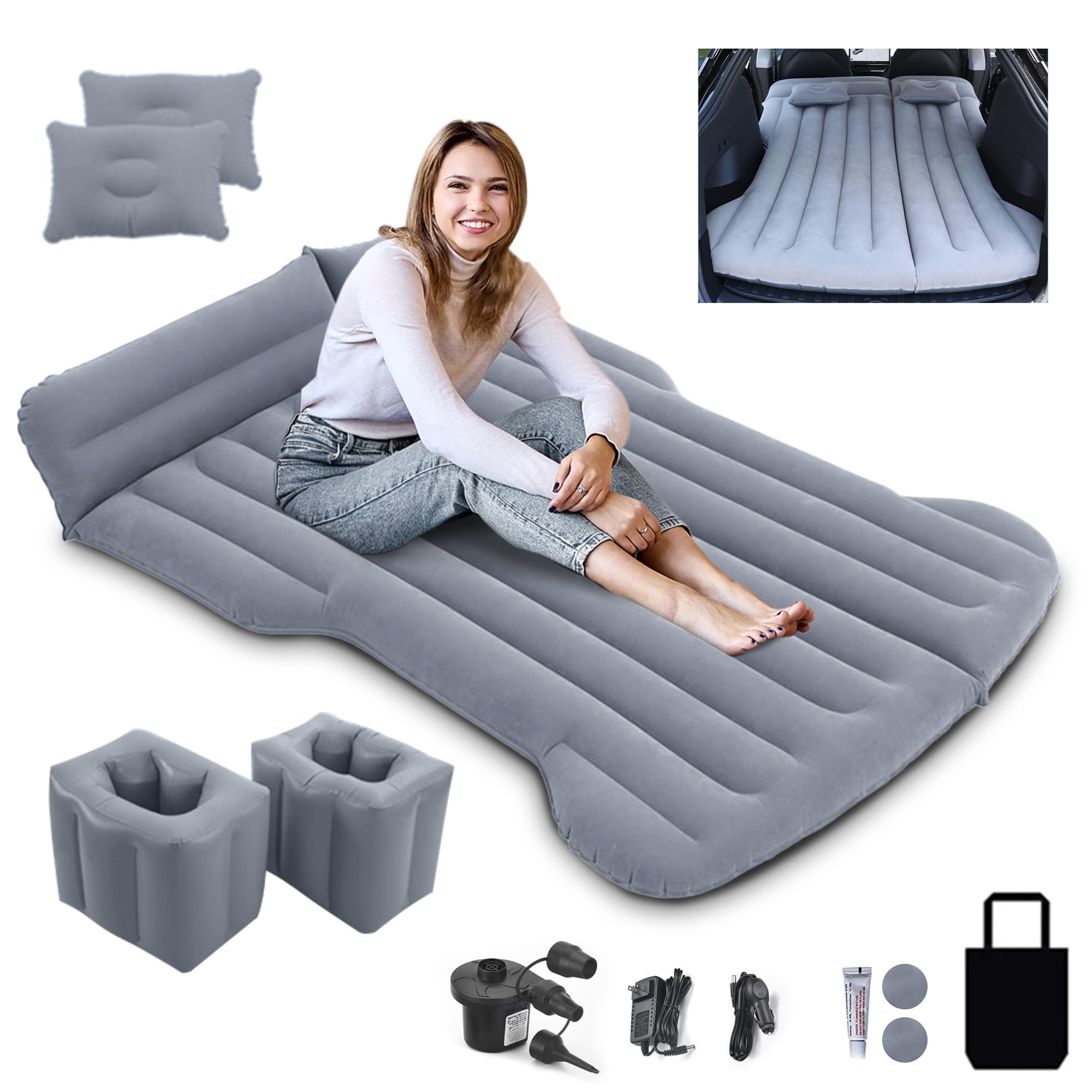 homepixel Tesla Model Y Air Mattress Bed Inflatable Camping Bed Air ...
