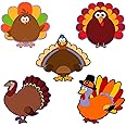 Amazon.com: WaaHome Thanksgiving Turkey Classroom Decorations 30pcs ...