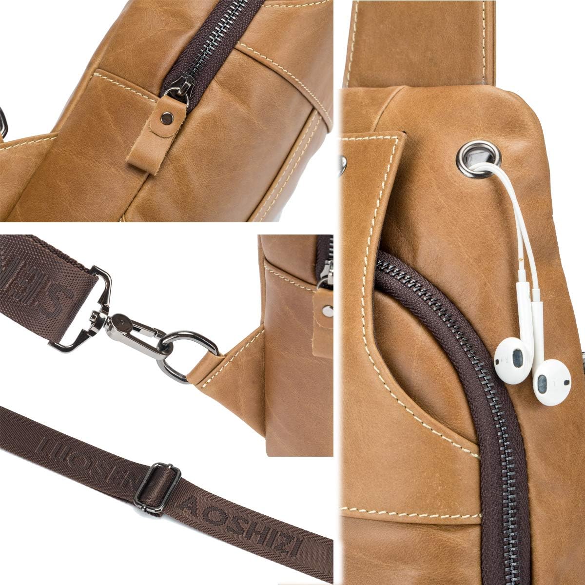 MANNUOSI Mens Shoulder Fashion Casual Retro Cross Body Bags Shoes mannuosi-mens-shoulder-fashion-casual-retro-cross-body-bags-shoes