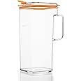 Amazon.com: Komax Tritan Plastic Water Pitcher with Lid – BPA-Free ...