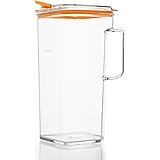 Amazon.com | Komax Tritan Plastic Pitcher With Lid | 60-oz (1.8-quart ...