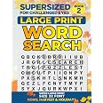 SUPERSIZED FOR CHALLENGED EYES: Large Print Word Search Puzzles for the ...