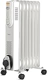 Pro Breeze® 2500W Oil Filled Radiator, 11 Fin - Portable Electric ...