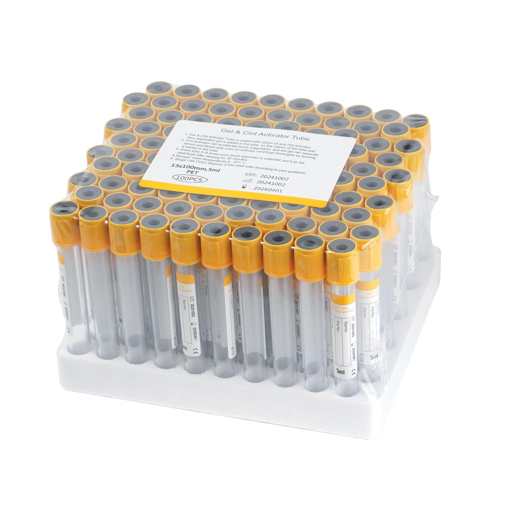 Mua Vacutainer Blood Collection Tubes 5ml Lab Vacuum Gel Tube for Pet ...