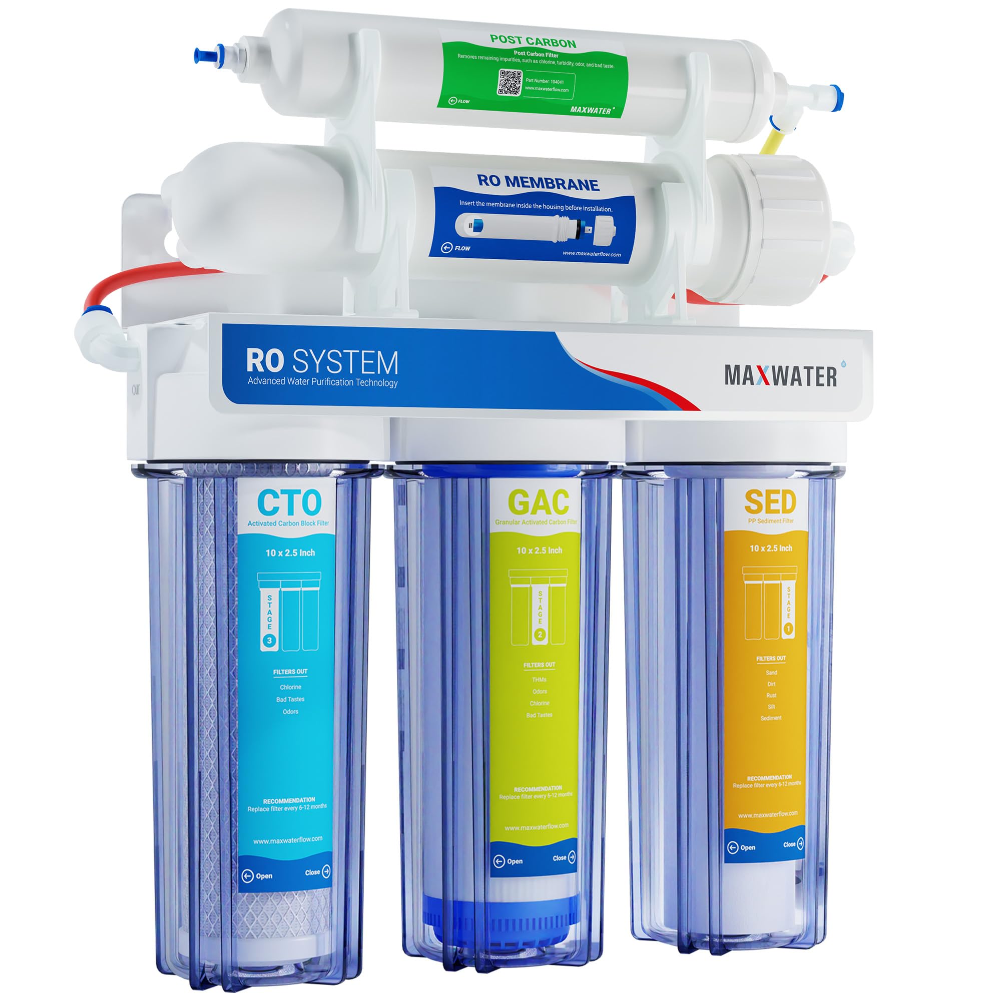Mua Max Water 5 Stage 100 GPD (Gallon Per Day) RO (Reverse Osmosis ...