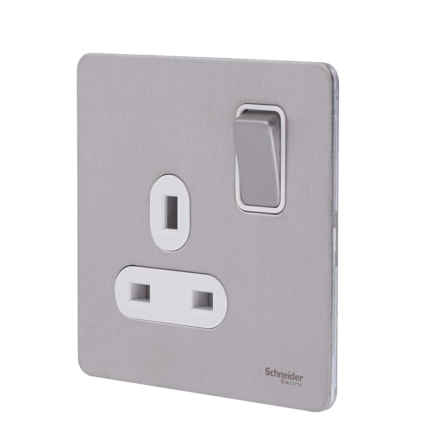 Schneider Electric Ultimate Screwless Flat Plate – Switched Single ...