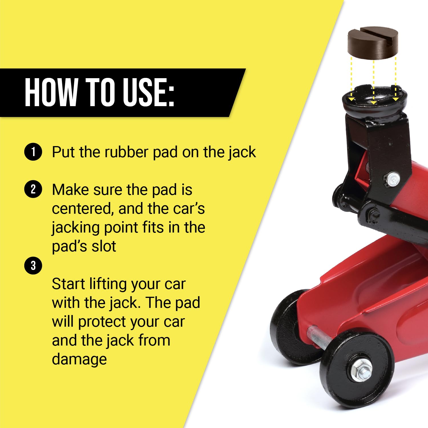 Mua Mission Automotive 2-Pack of Rubber Jack Pads (Slotted Pucks ...