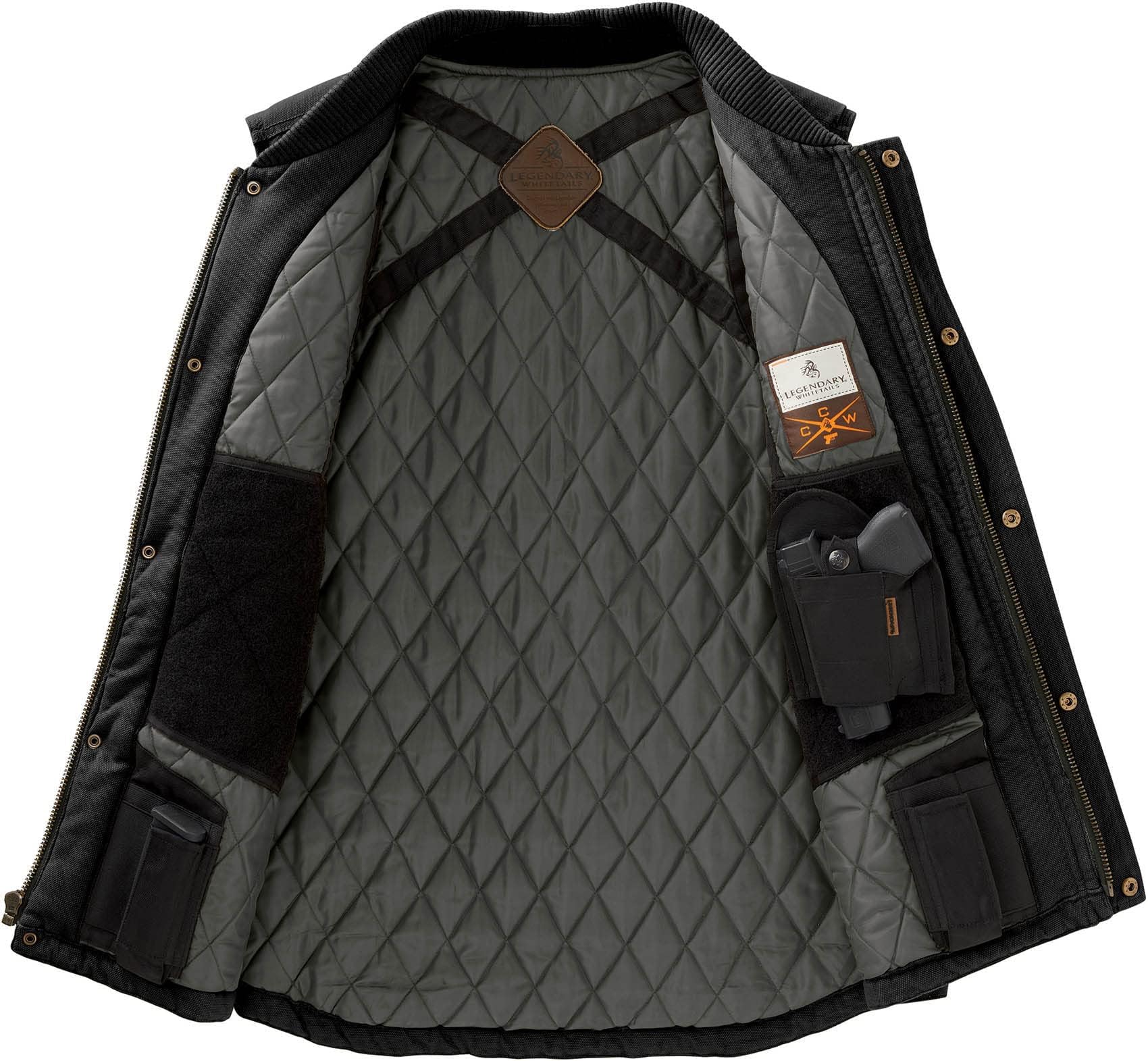 Legendary Whitetails Men's Carry Outerwear, Canvas Cross Trail Conceal ...