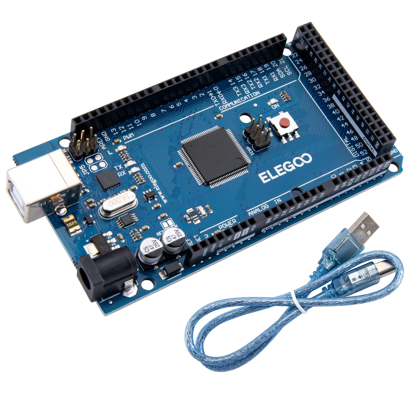 Mua ELEGOO for Arduino MEGA2560 R3 Board mega2560 MEGA16U2 + USB Cable (Blue) trên Amazon Nhật ...