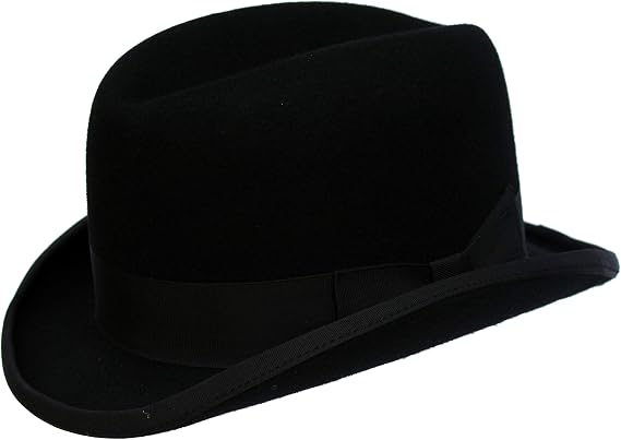 Men's Traditional Wool Homburg Hat: Amazon.co.uk: Clothing