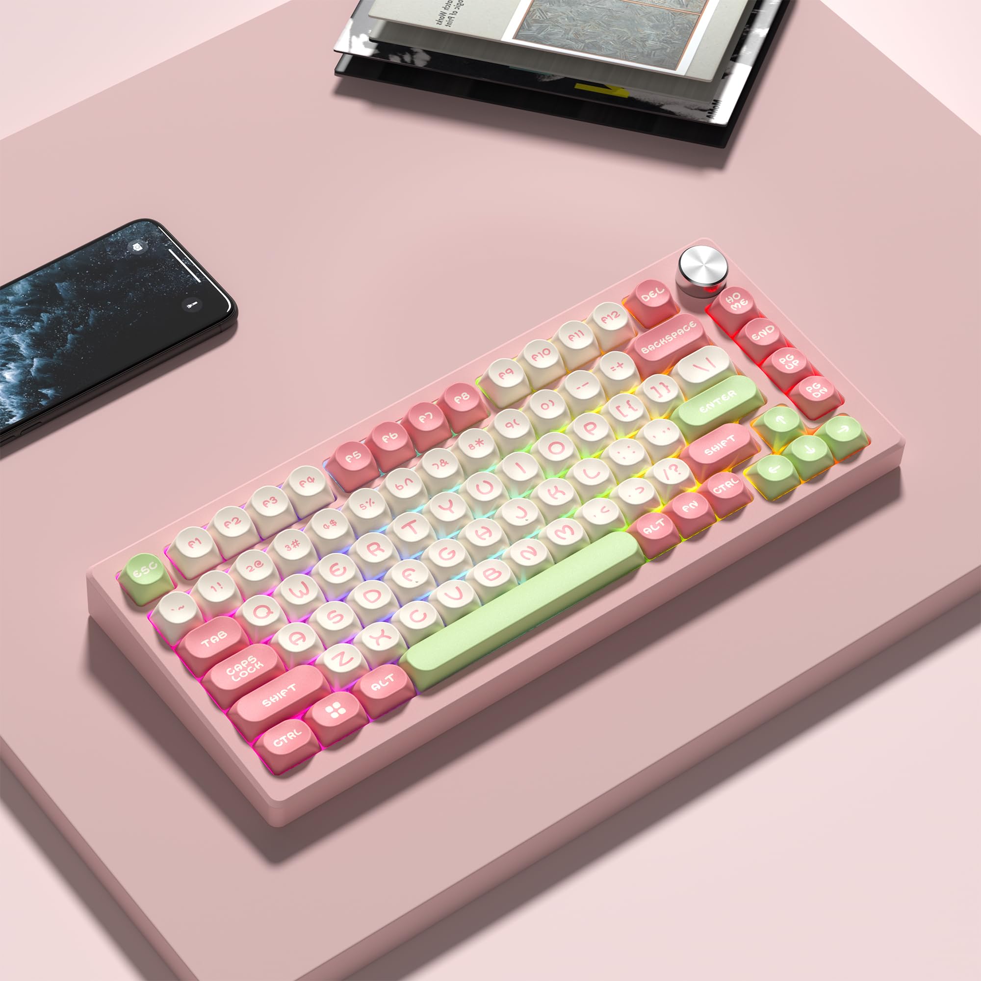 Mua dagaladoo Double Shot PBT keycaps Set,MOA Profile keycaps 75% 100% ...