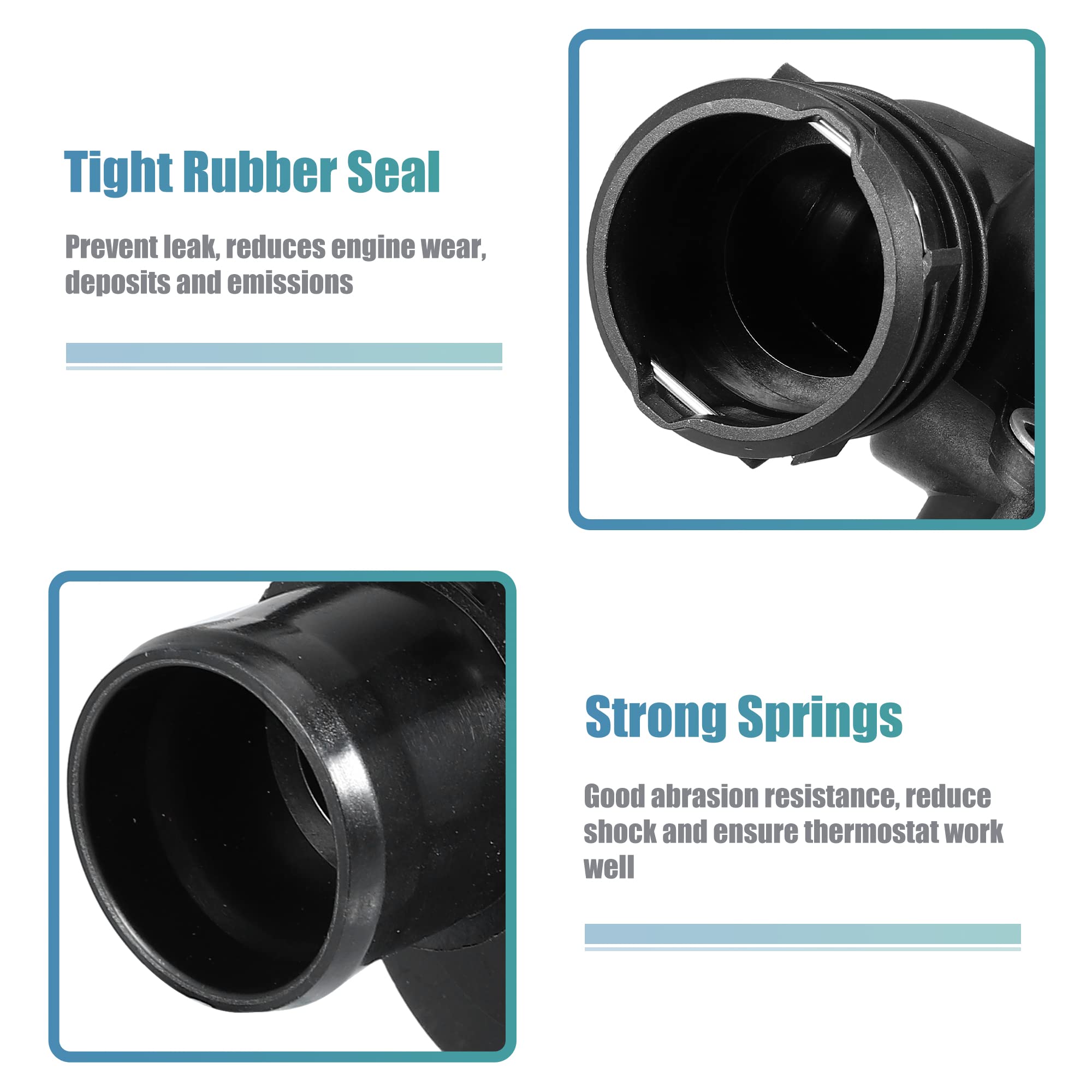 Mua X AUTOHAUX 6512001715 Engine Coolant Thermostat Housing Assembly ...