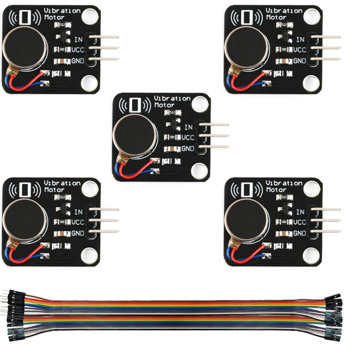 Youmile 5Pcs Vibration Motor Module PWM Vibrating Motor Module DC 5V ...
