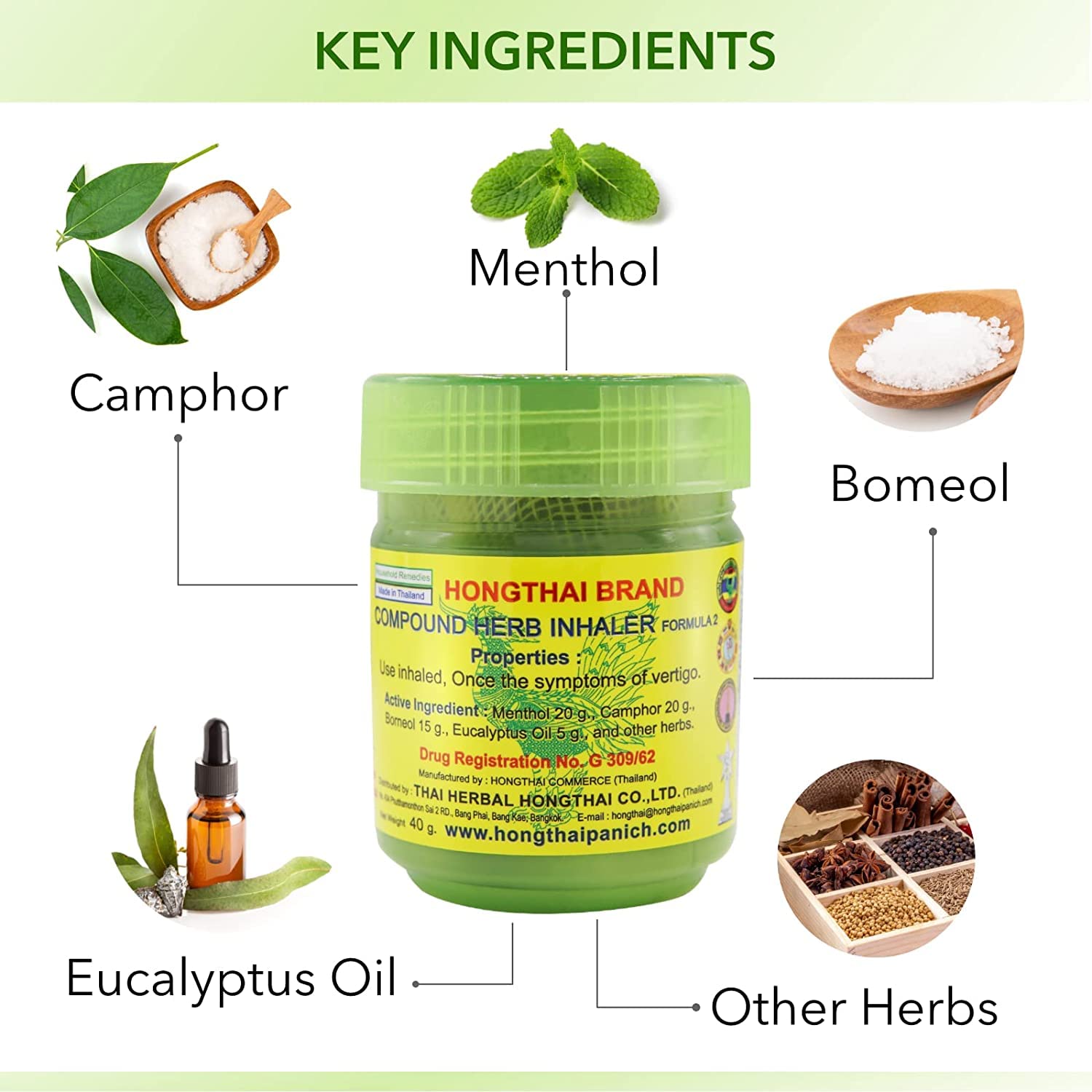 Mua Hong Thai Brand Compound Herb Inhaler Formula 2. trên Amazon Nhật ...