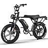 OUXI V8 Electric Bike for Adults, Ebike Moped Style with 1000W Peak ...