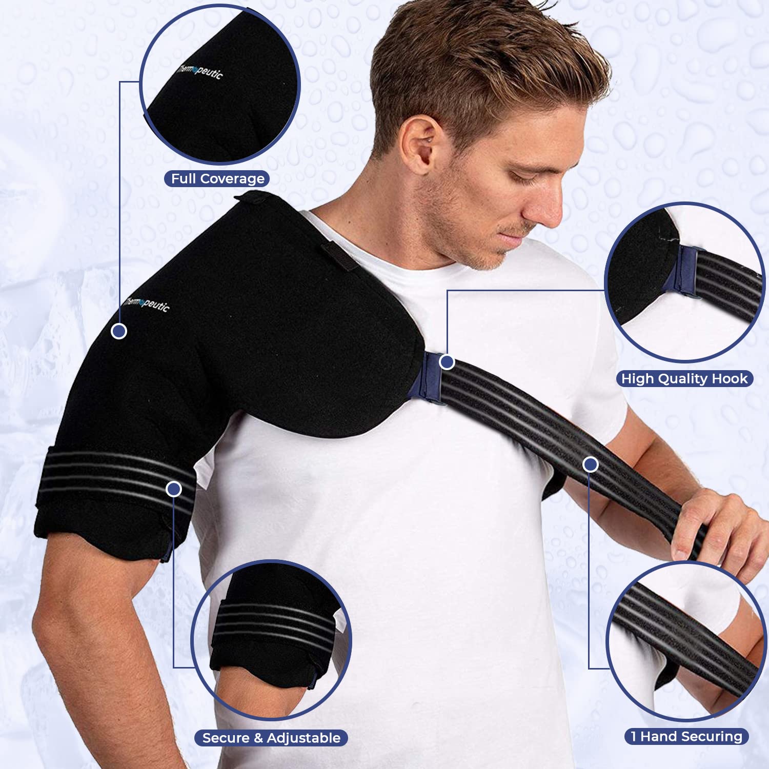 Mua Compression Shoulder Ice Pack Gel Wrap for Shoulder Pain Relief ...