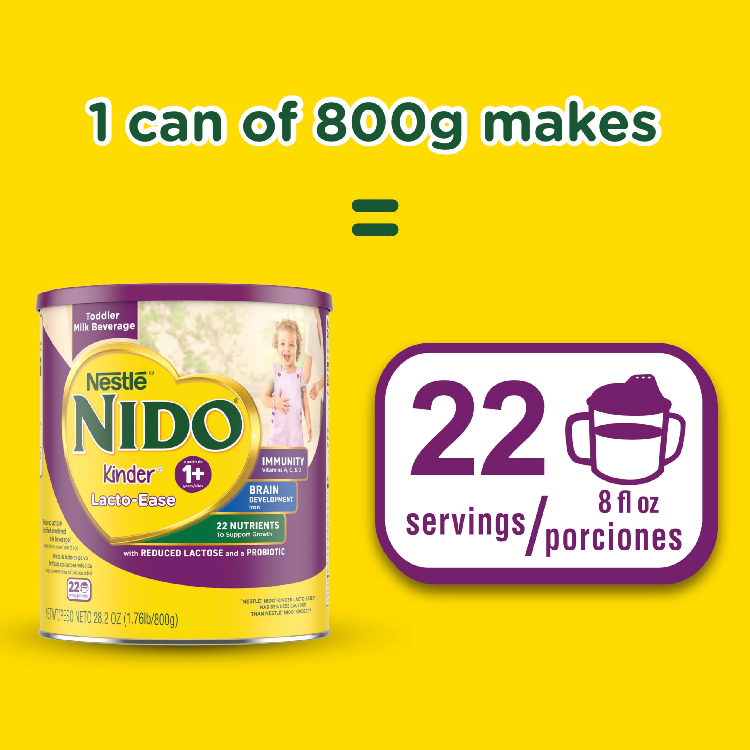Mua Nestlé NIDO Lacto-Ease Toddler Milk Beverage Powder Mix, Reduced ...