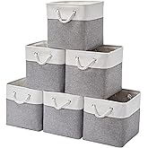 Amazon.com - MidmmVick 12 x 12 Inch Cube Storage Bins, 6 Pack Large ...