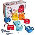 Amazon.com: Dinhon Kids Learning Locks with Keys Numbers Matching ...