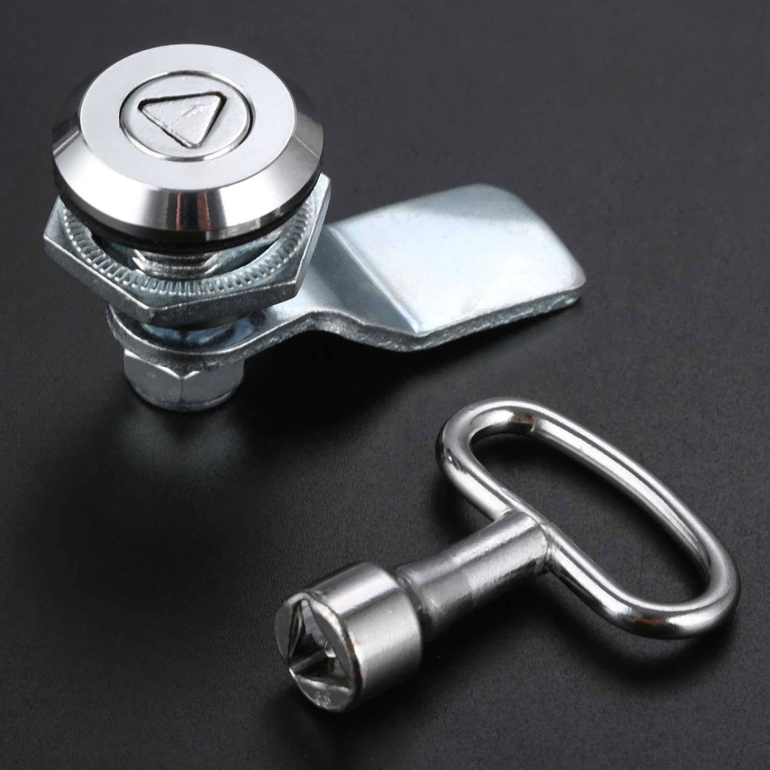 Cabinet Door Lock Triangle Electric Box Lock Threaded Cabinet Security ...