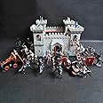 Amazon.com: Medieval Castle Toys, Knights Game Soldiers Model Building ...
