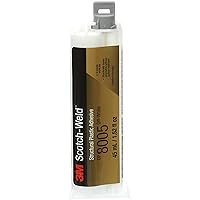 3M Scotch-Weld Structural Plastic Adhesive DP8005 Off-White, 45mL Duo-Pak: Amazon.com ...