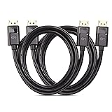 Amazon.com: Cable Matters 4K DisplayPort to DisplayPort Cable, Computer Monitor Cable 6 ft, 4K ...