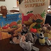 Handa’s Surprise - Book and Finger Puppets Set: Amazon.co.uk: Toys & Games