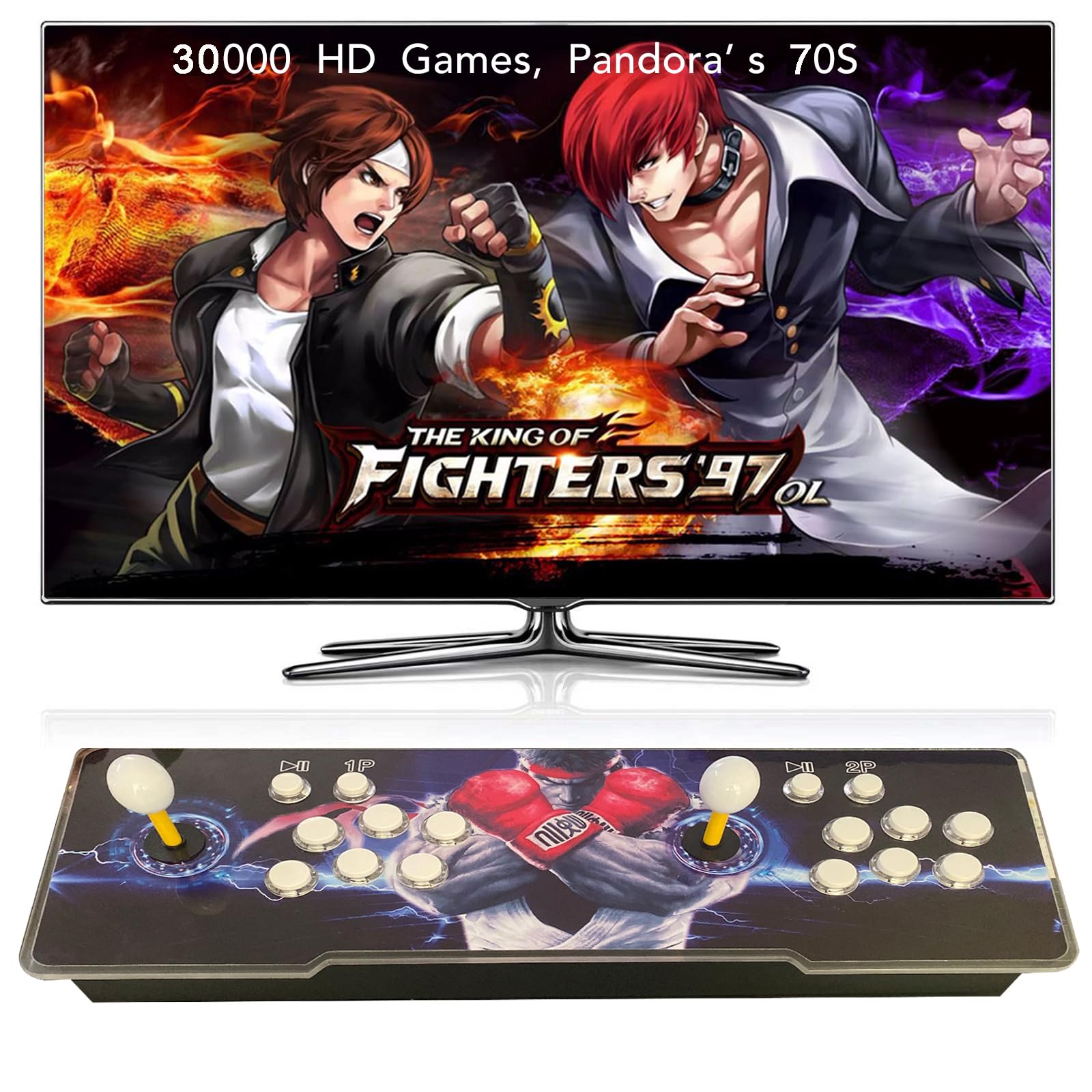 FVBADE [30000 Game in 1] 70S Pandora Box Retro Games Arcade Game ...