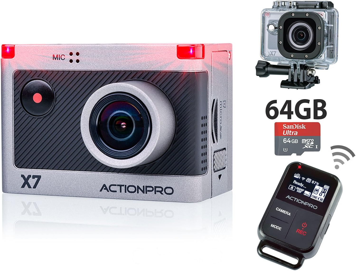 ActionPro X7 + WiFi Remote X7R: Amazon.co.uk: Camera & Photo