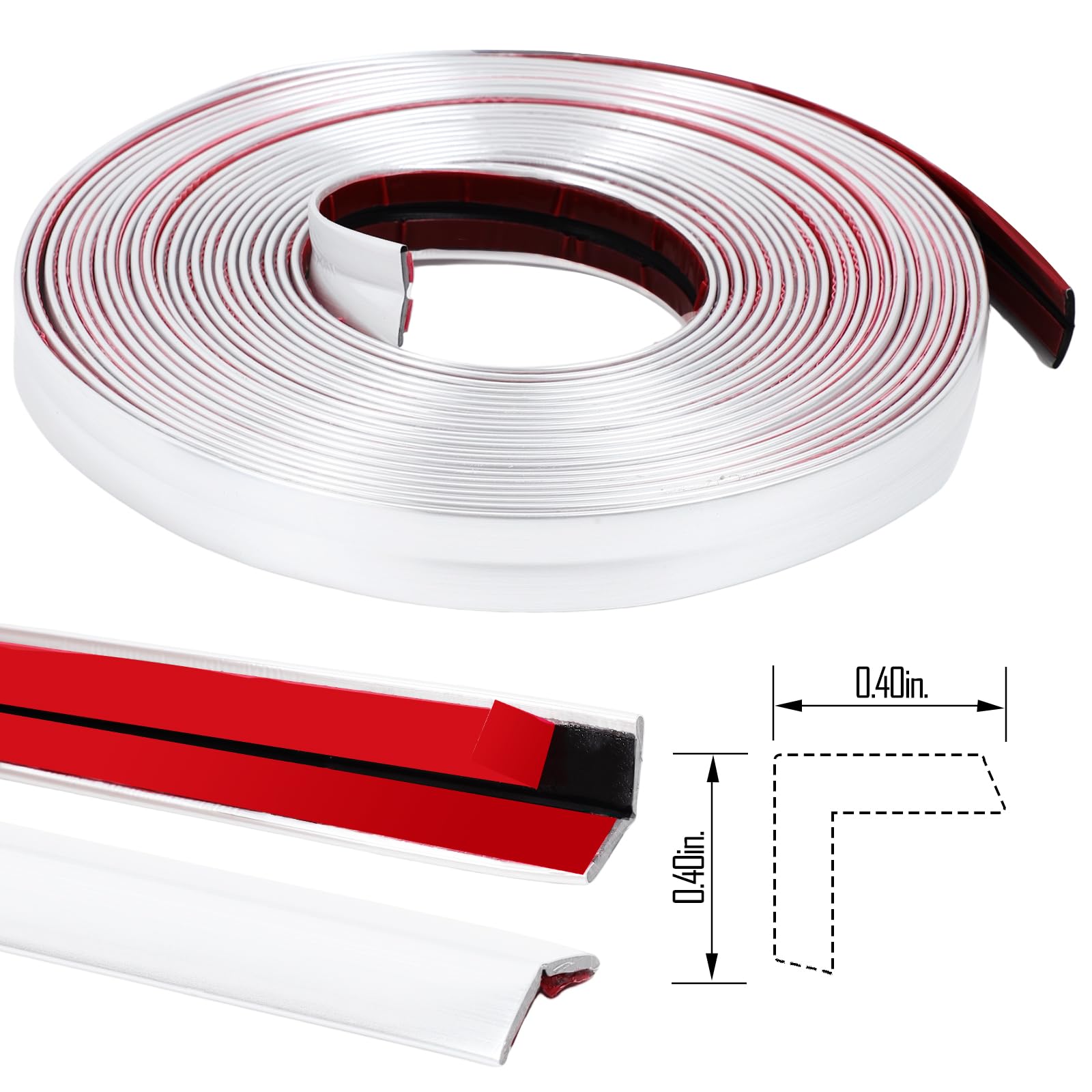 Peel and Stick Wall Trim Molding, 33ft×0.8in Self Adhesive Wall Corner ...