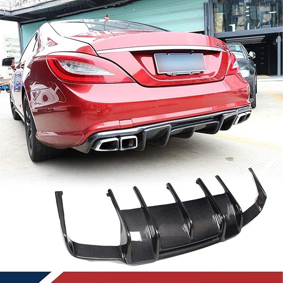 JC SPORTLINE Carbon Fiber Rear Diffuser fits for Mercedes Benz W218 ...
