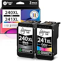 COLORETTO Ink Cartridges 240 241 XXL for Canon Pixma MX532 MX472 MX470 ...
