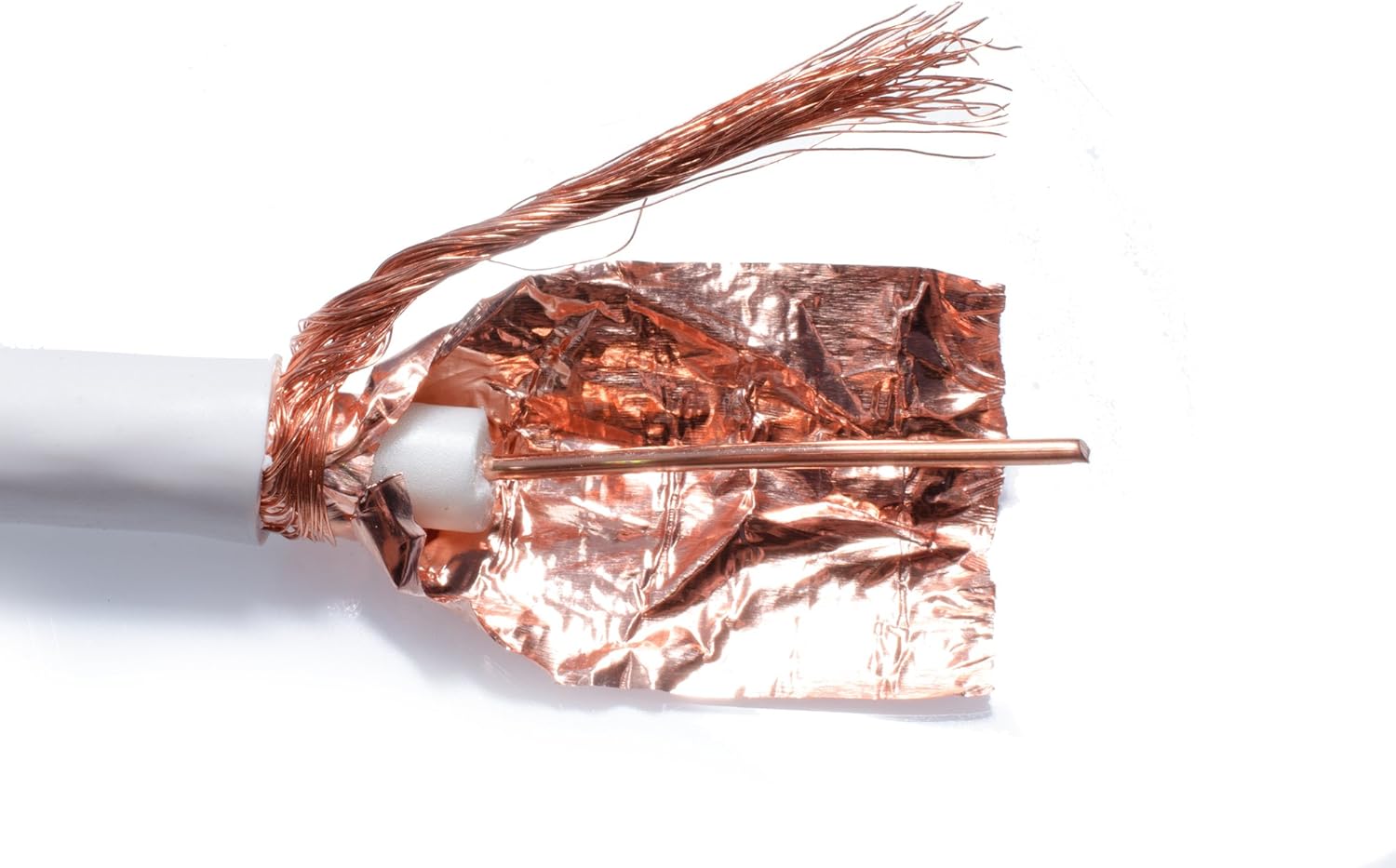 Smedz 50 m WF100 Aerial and Satellite Coaxial Cable – White – BigaMart