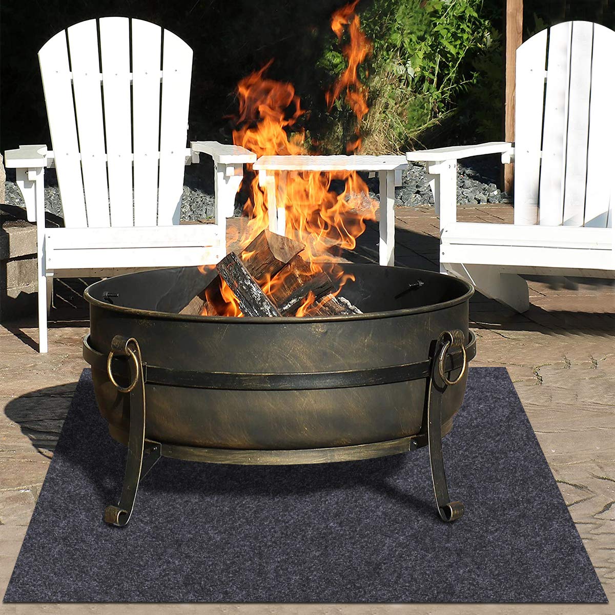 Fire Pit Mat—Gas Grill mat,Retardant?Heat Resistant?Ember Mat?Electric ...