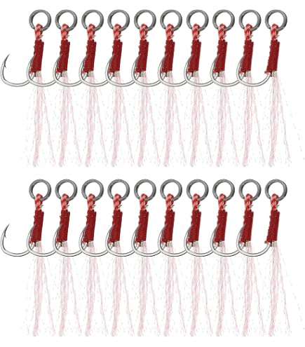 Stinger Hooks For Jigs OCEAN CAT Fishing Assist Hook Butterfly Slow ...
