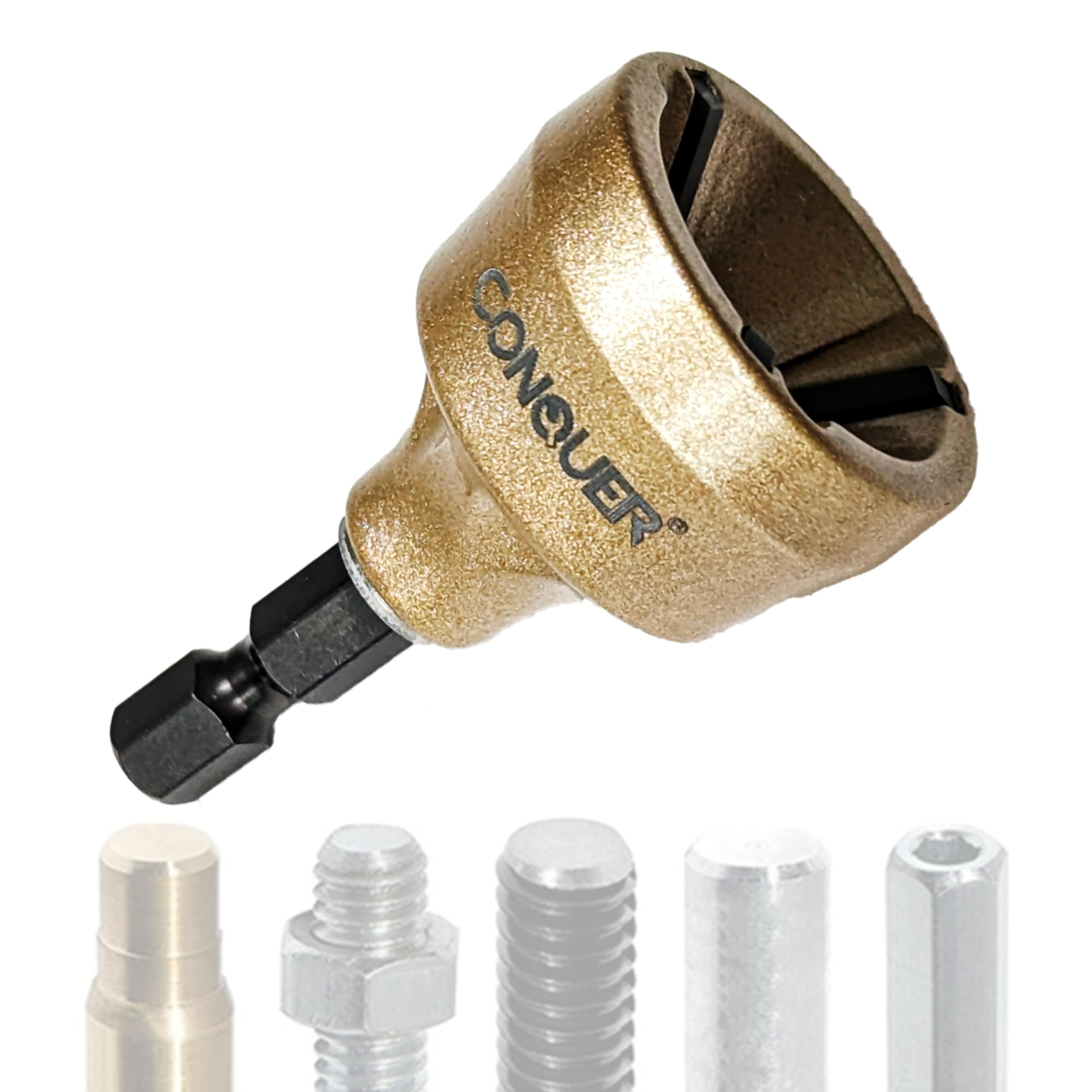 CONQUER Tools Deburring External Chamfer Tool, Premium Tungsten Blade ...