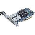 Amazon.com: 10Gb PCI-E NIC Network Card, Dual SFP+ Port, with Intel 82599EN Controller, PCI ...