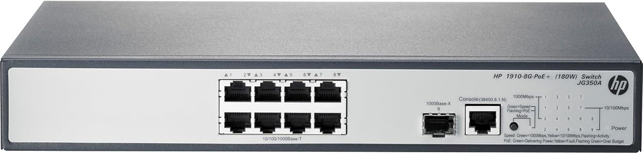 Amazon.com: HP 8-Port L3 Managed Switch (JG350AS#ABA): Computers ...
