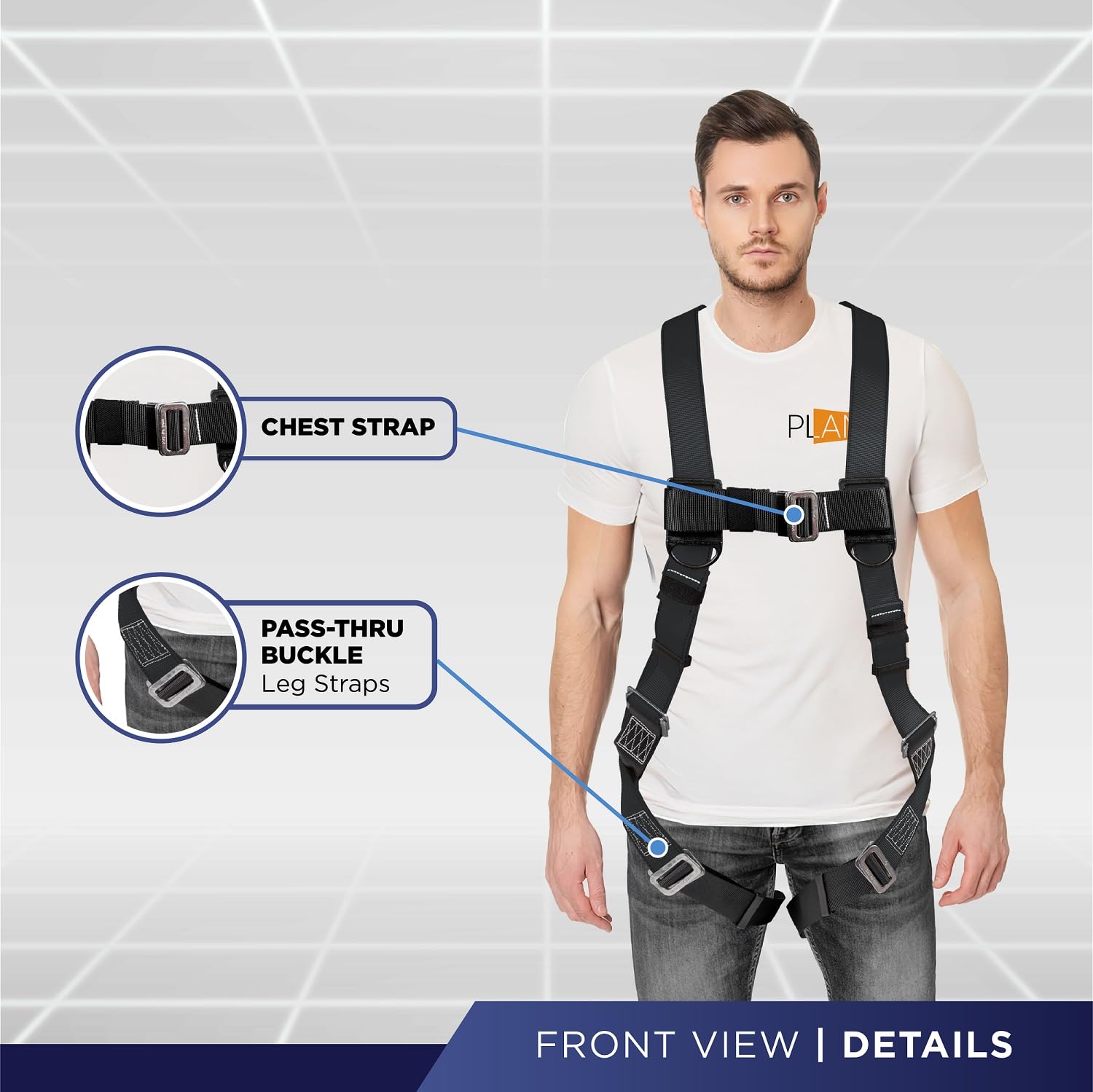 Mua Palmer Safety Fall Protection Roofing Bucket Kit I Full-Body ...