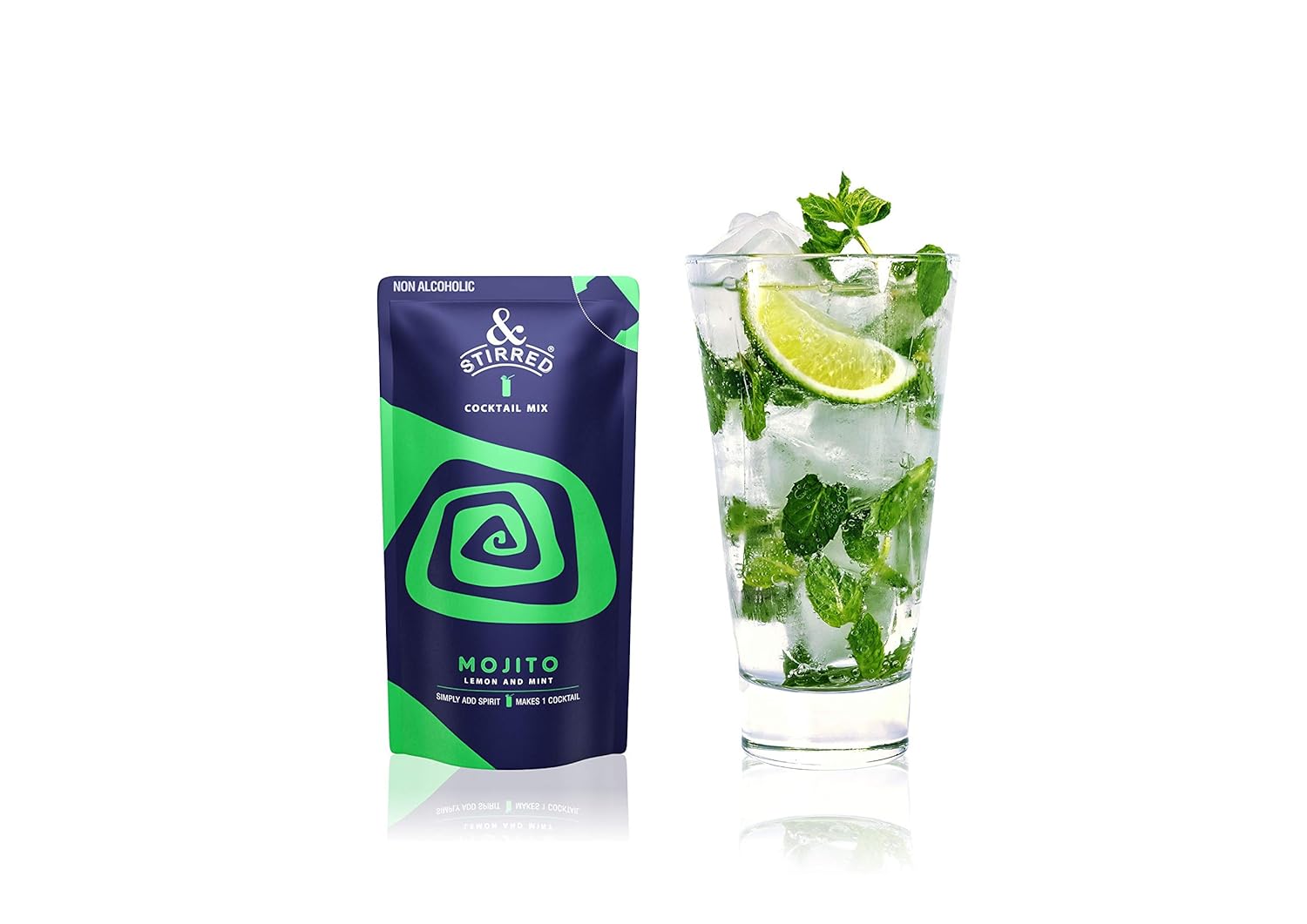 & Stirred Mojito Cocktail Mix (6 Packs X 125ml), Makes Great Mocktails ...