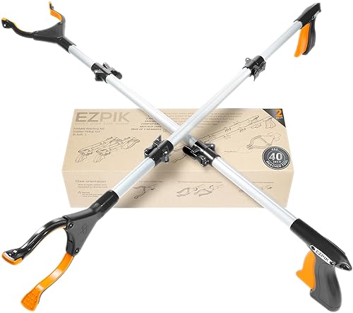 Ezpik 40" Long Extended Grabber Reacher Tool for Elderly - Trash Hand ...