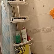 Crystals (R) 120cm-300cm 4 Tier Adjustable Stainless Telescopic Shower ...