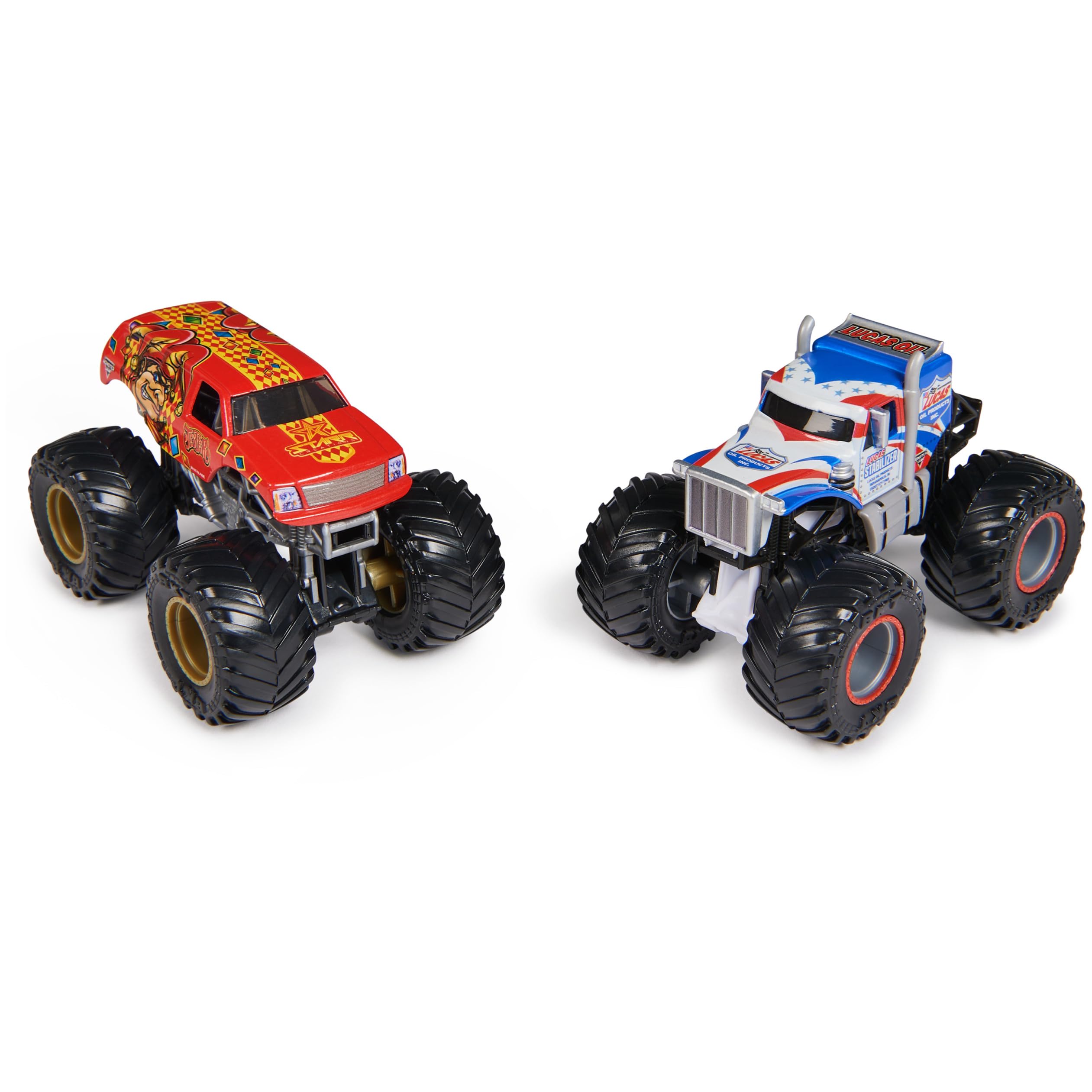 Monster Jam, Official Lucas Stabilizer Vs. Jester Die-Cast Monster ...