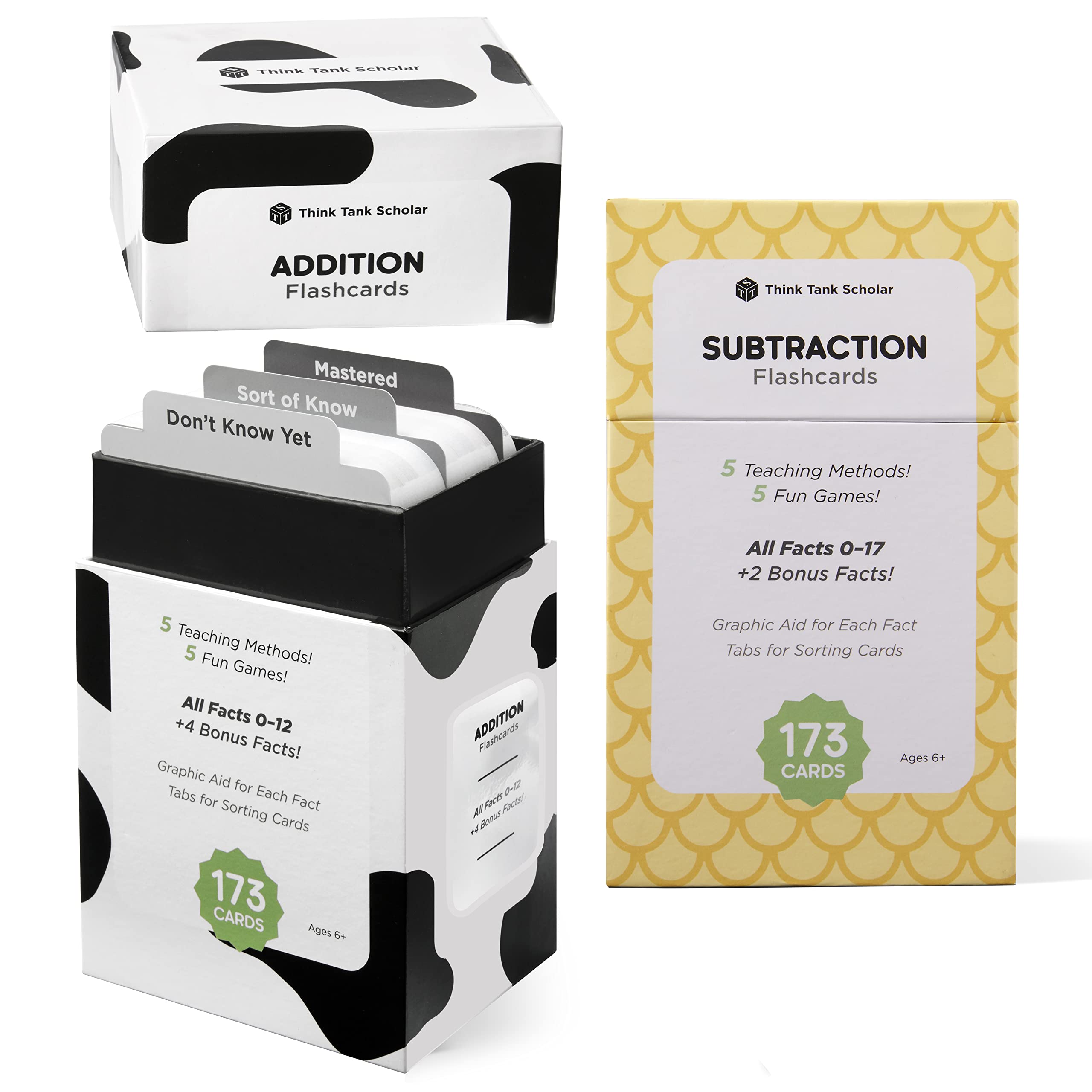 Mua Think Tank Scholar 346 Addition and Subtraction Flash Cards Set ...